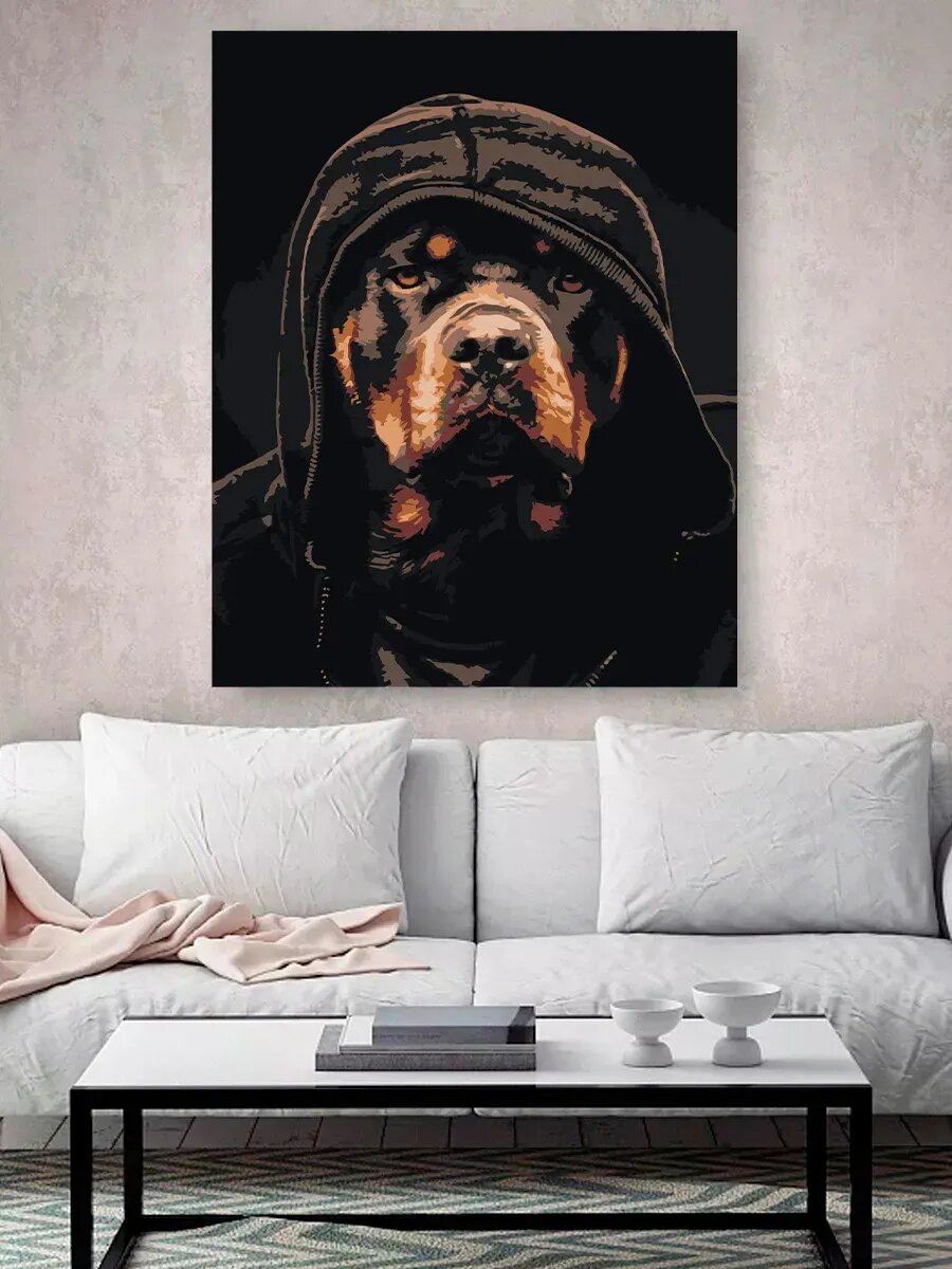 Картины по номерам Собака