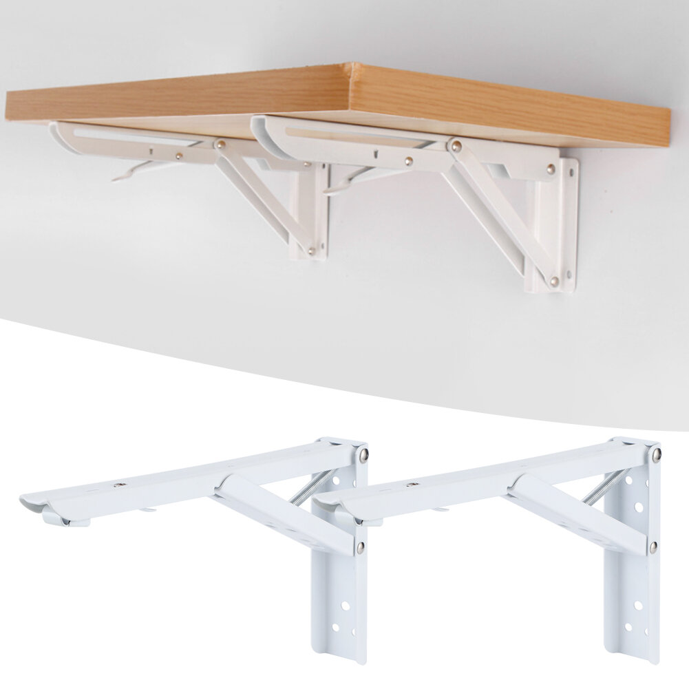 2 шт. треугольные складные кронштейны, настенная полка, поддержка стола, металлический прочный крепежный кронштейн