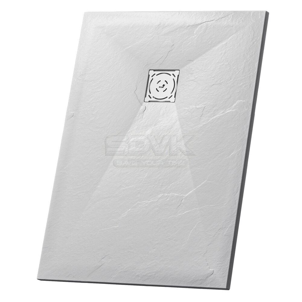 Душевой поддон из искусственного камня RGW ST-0137W 16152713-01 130x70 см, белый