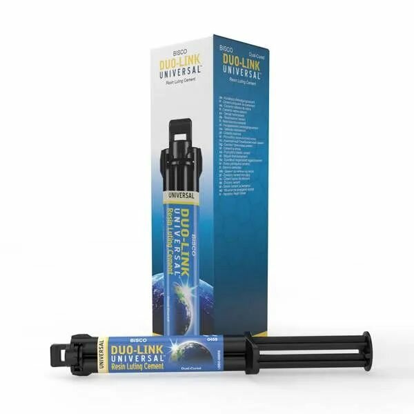 Дуо-Линк (Duo-Link) UNIVERSAL, полупрозрачный цемент, сдвоенный шприц, 8г, A-19030P, Bisco