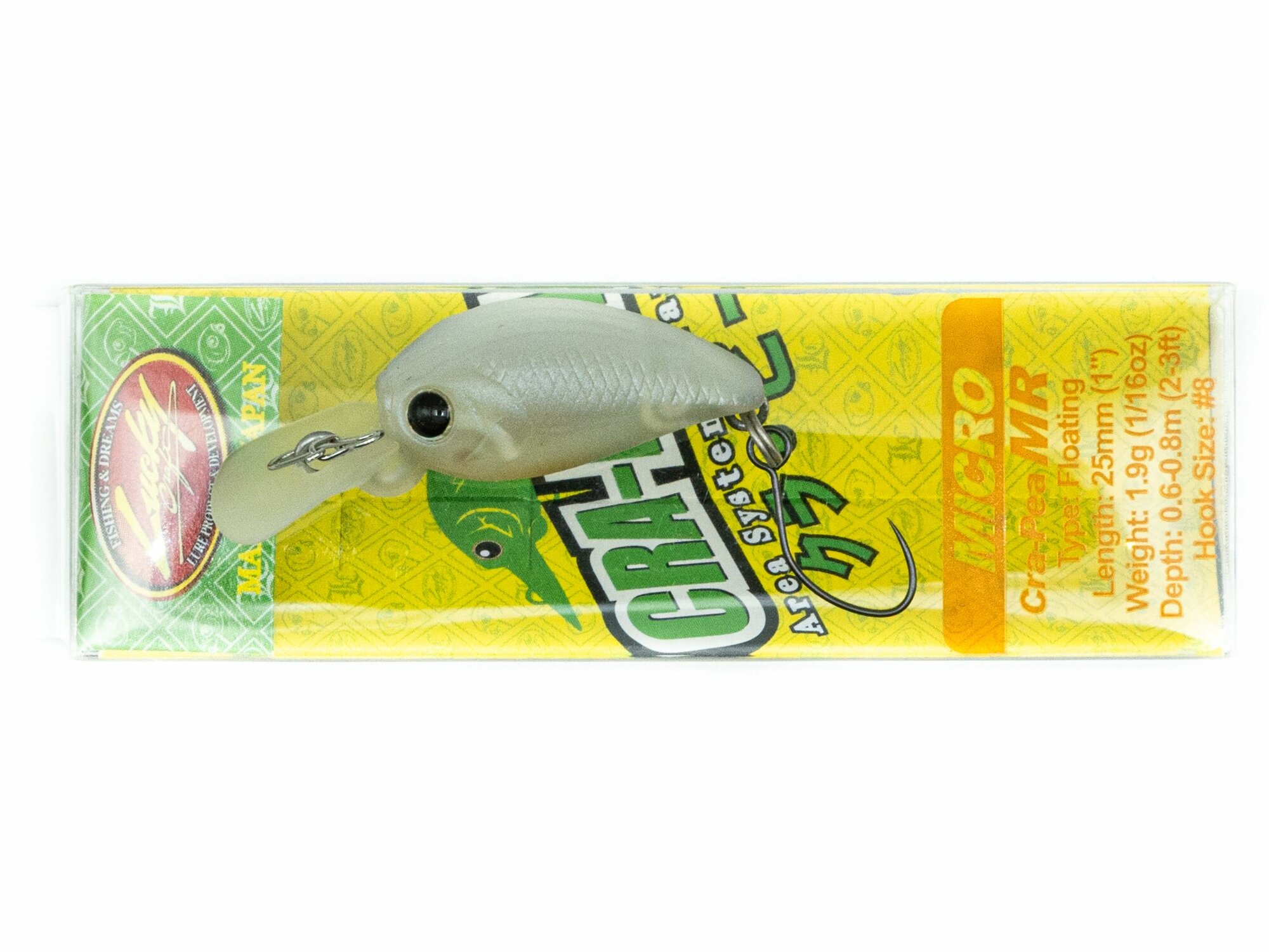 Японский воблер на форель Lucky Craft Micro Cra-Pea DR, 1.9 г, #NP16 Miso Sorbet / Форелевые приманки / Воблеры для рыбалки