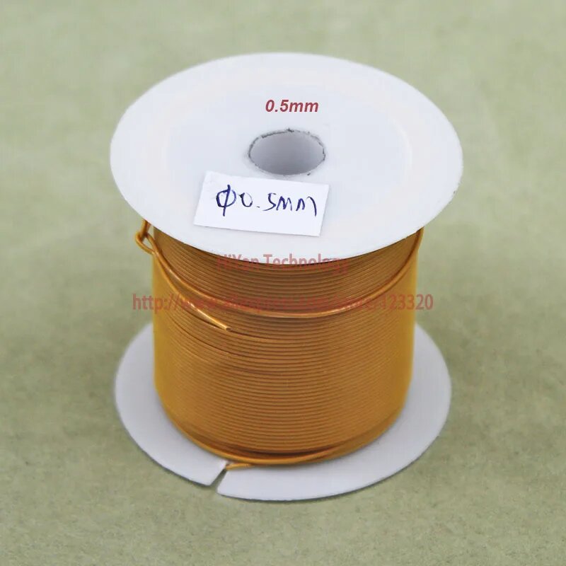 Провод медный с тройной изоляцией, 20 м/лот, диаметр 0,5 мм, внешний диаметр 0,7 мм