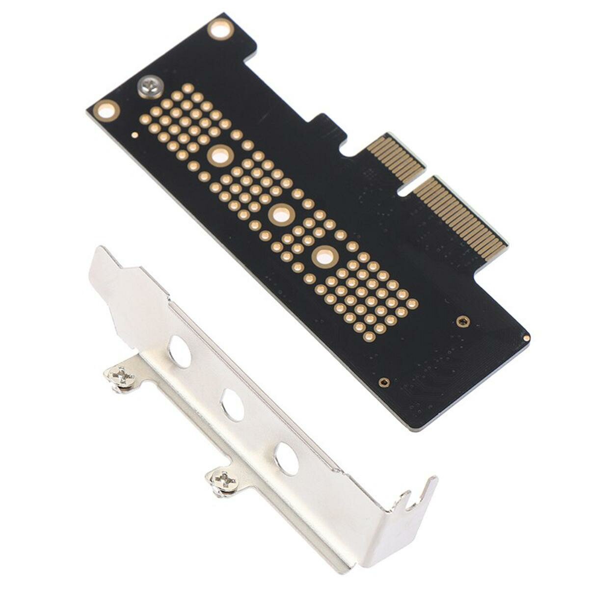 X Кронштейн половинной высоты с винтами NVMe PCIe M.2 NGFF SSD для PCIe X4 Адаптер Карта PCIe X4 для M.2 с кронштейном О