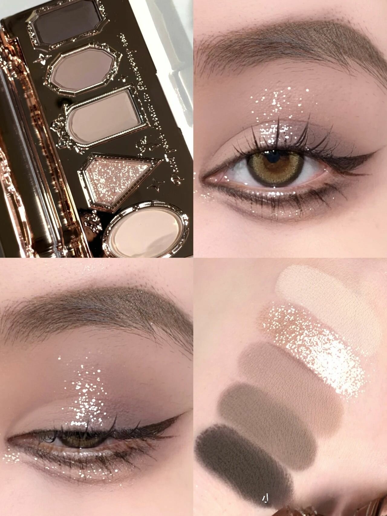 Тени для век Flower Knows Strawberry Rococo Matte Pearl