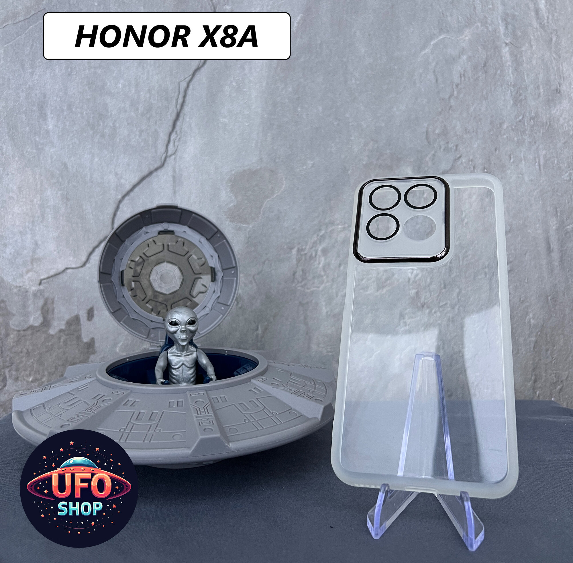 Чехол силиконовый для Honor x8a (4G) / чехол на хонор х8а / чехол на honor x8a / чехол хонор х8а , 20001834, белый