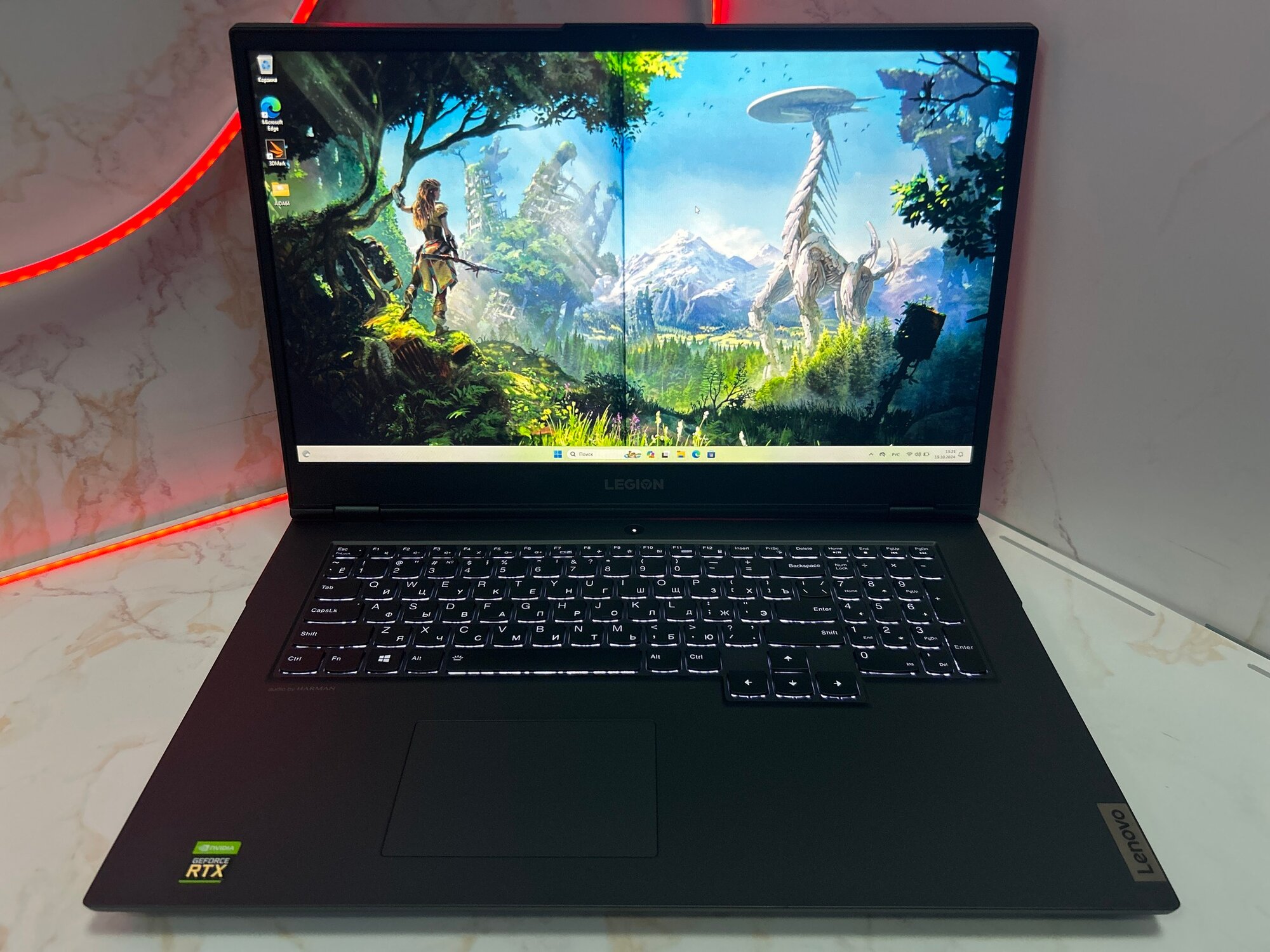 Ноутбук Lenovo Legion 5-17IMH05H. CPU: Intel Core i7-10750H, RAM: 16 ГБ, SSD: 512 ГБ, GPU: nVidia GeForce RTX 2060 6 ГБ, OS: Free DOS, LCD: 17.3"/1920x1080 пикс. 144 Hz