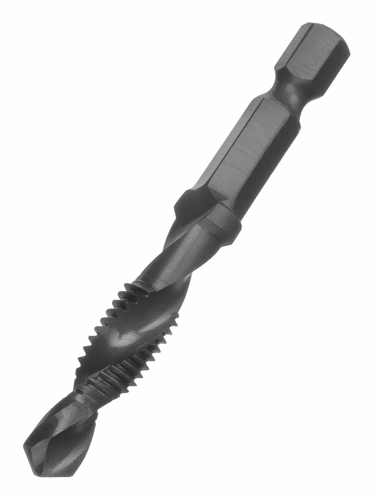 Сверло-метчик Gross, М8 х 1,25 мм, Co5%, из быстрорежущей стали P6M5K5, 76743