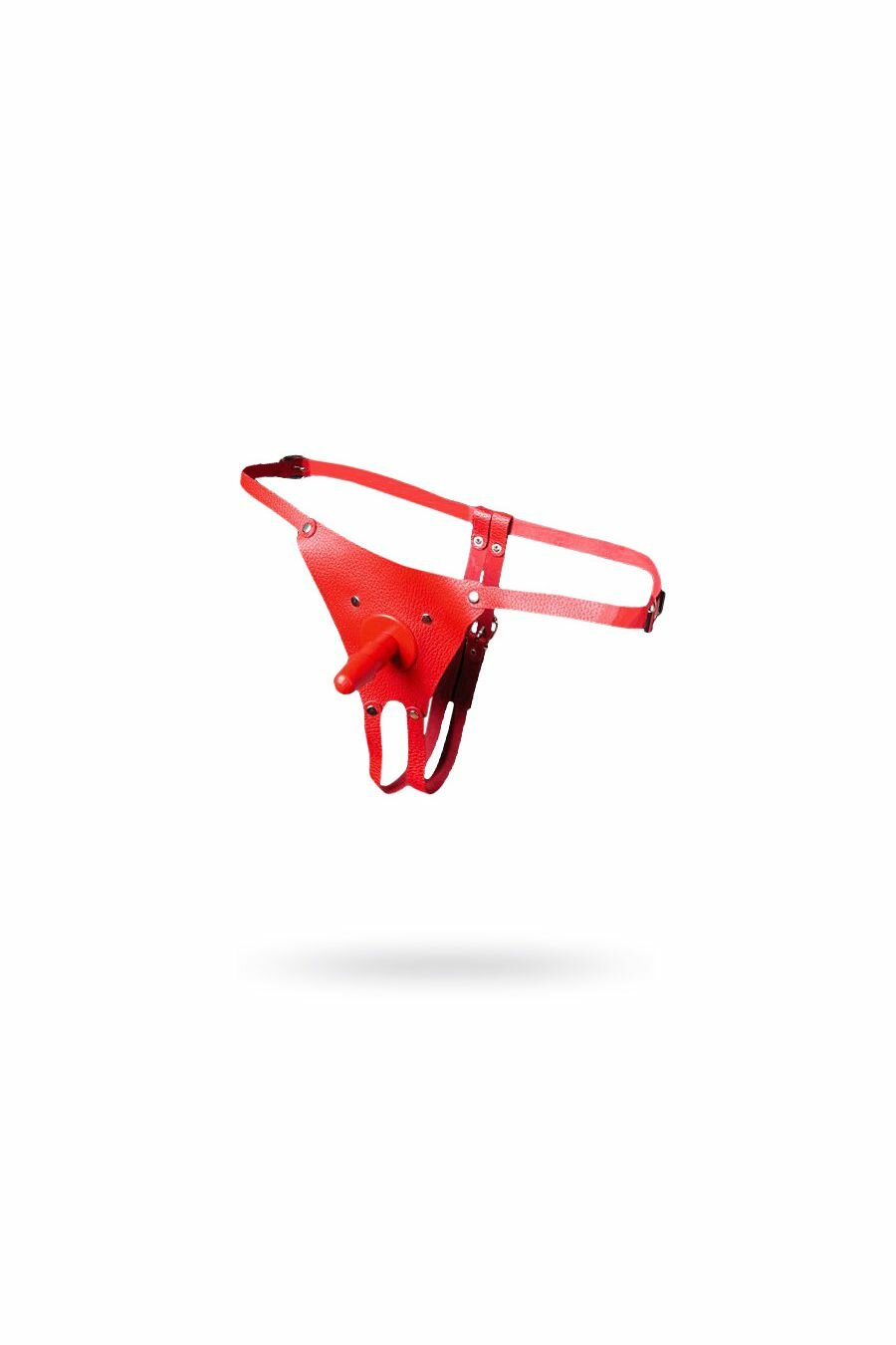 Трусики Sitabella, слипы, красные, натуральная кожа, размер 42