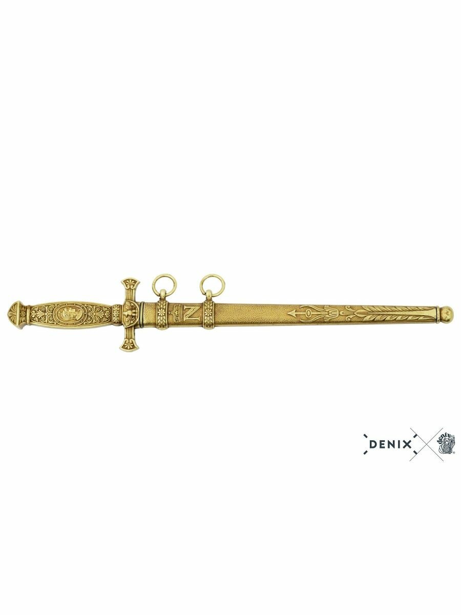 Кинжал сувенирный Denix "Наполеон", 1809 г, ручная авторская работа, длина 41 см