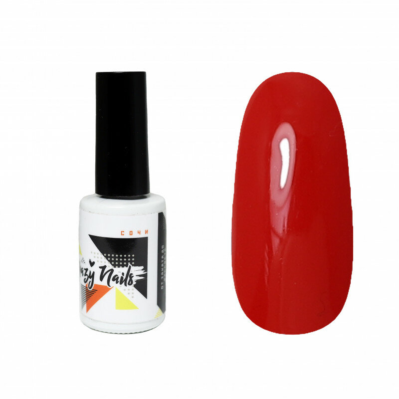 Гель-лак Crazy Nails, Коллекция "От заката до рассвета", цвет "Сочи", 10 мл.