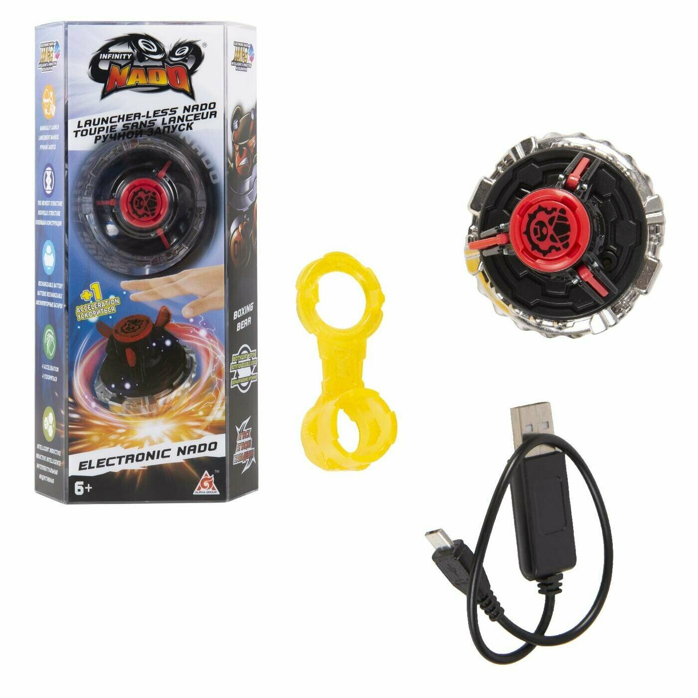 Инфинити Надо. Электронный волчок Infinity Nado Boxing Bear
