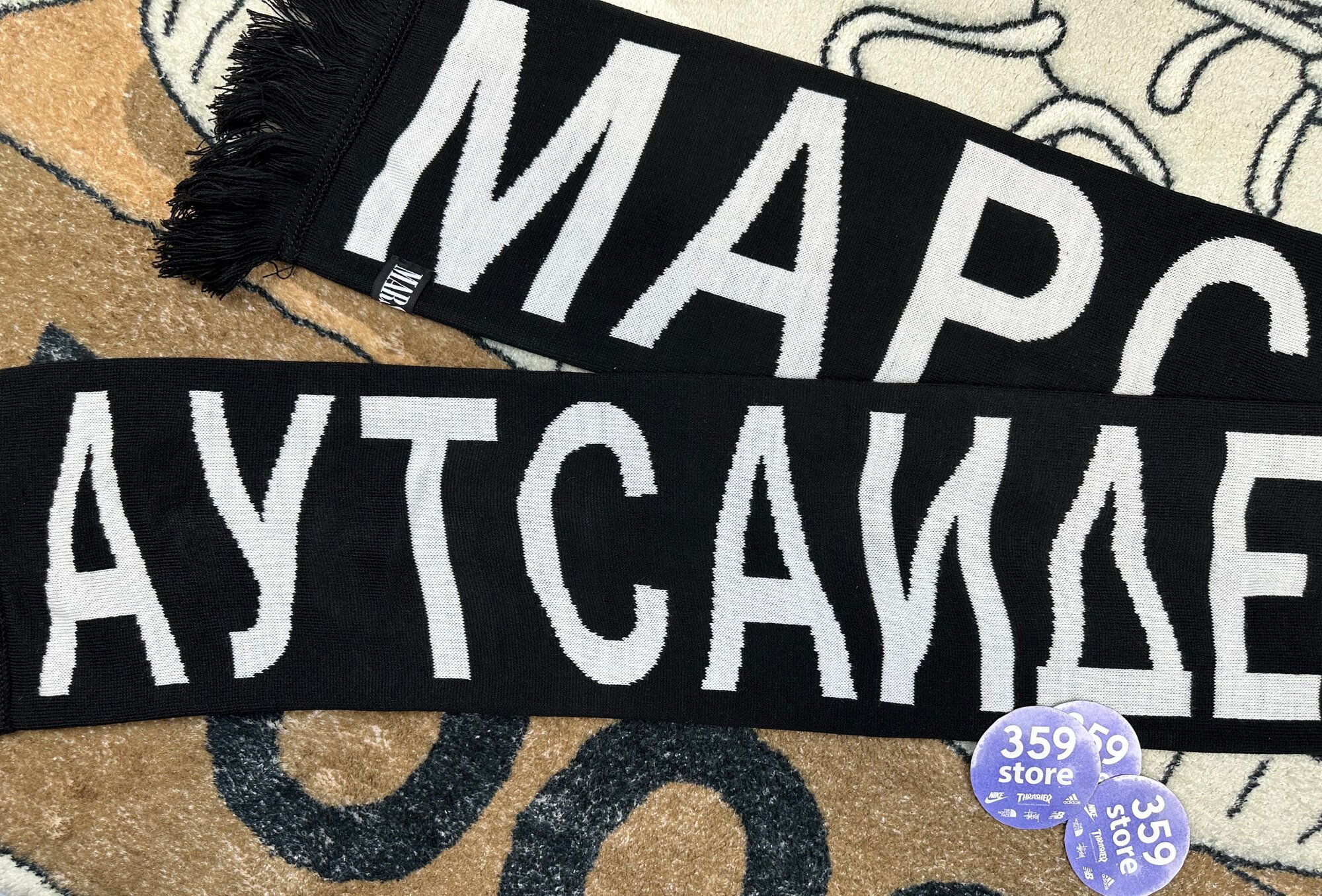 Шарф SCARF MARSELIN АУТСАЙДЕР BLACK для взрослых и детей