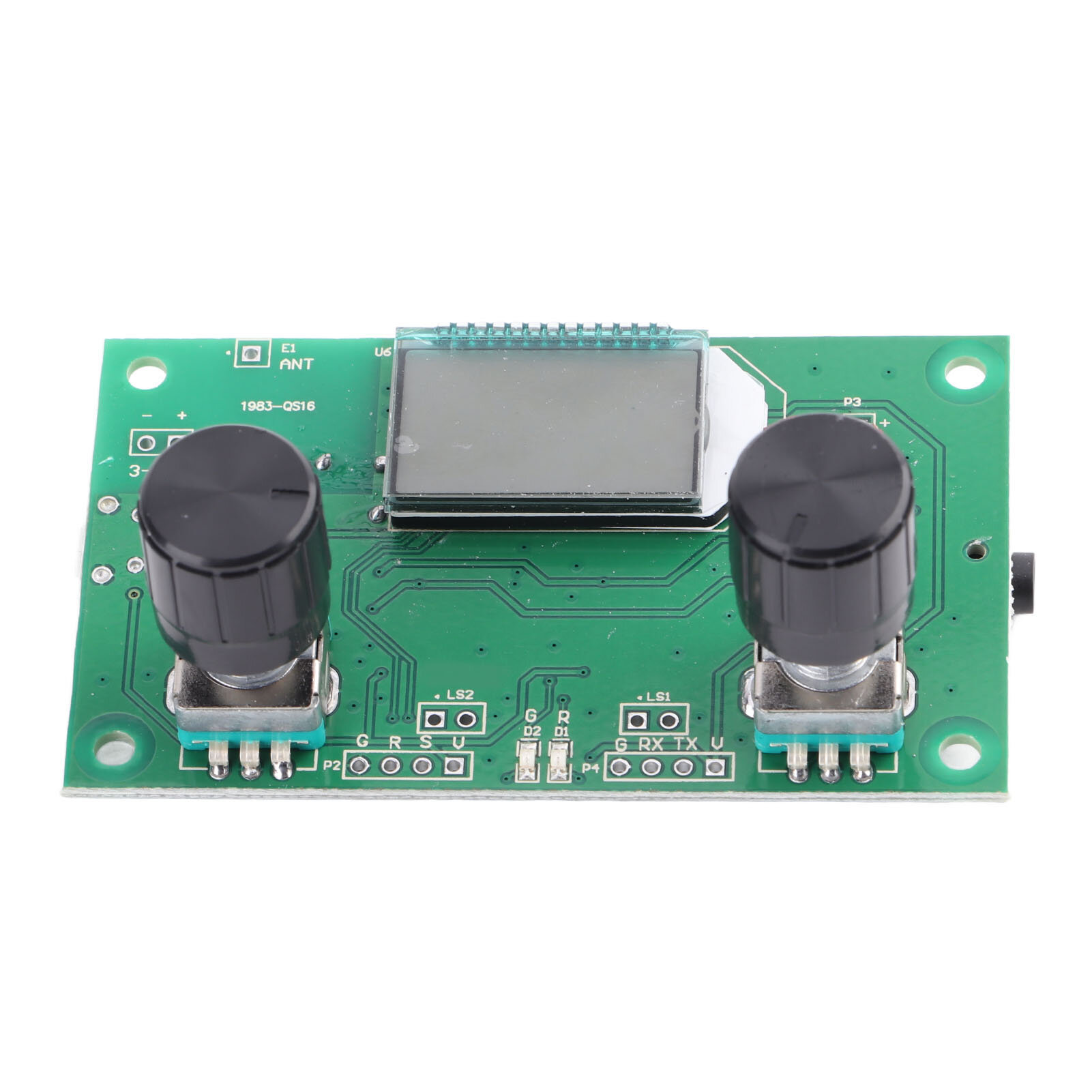 Модуль цифрового приемника радио стерео беспроводной FM с LCD-дисплеем 50Hz‑18KHz, материал PCB, выходная мощность 500mW (для наушников), 3Wx2 (для колонок), диапазон приема 87.0MHz-108.0MHz (без кампуса), 76.0MHz-108.0MHz (с кампусом), шум ≥30dB,