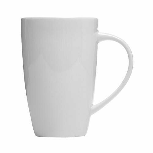 Кружка чайная "Монако", фарфор,285мл, диаметр 75, длина 105мм, белый