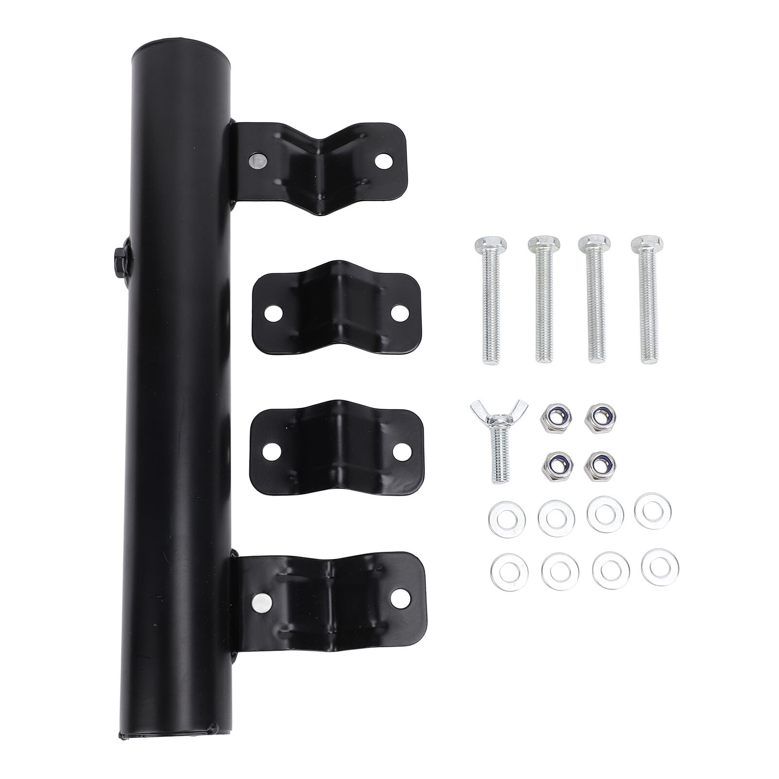 12-Дюймовый Держатель Флагштока, Установленный На Лестнице RV, Регулируемое Сверхпрочное Крепление Флагштока для Кемпинга Автомобиля На Колесах