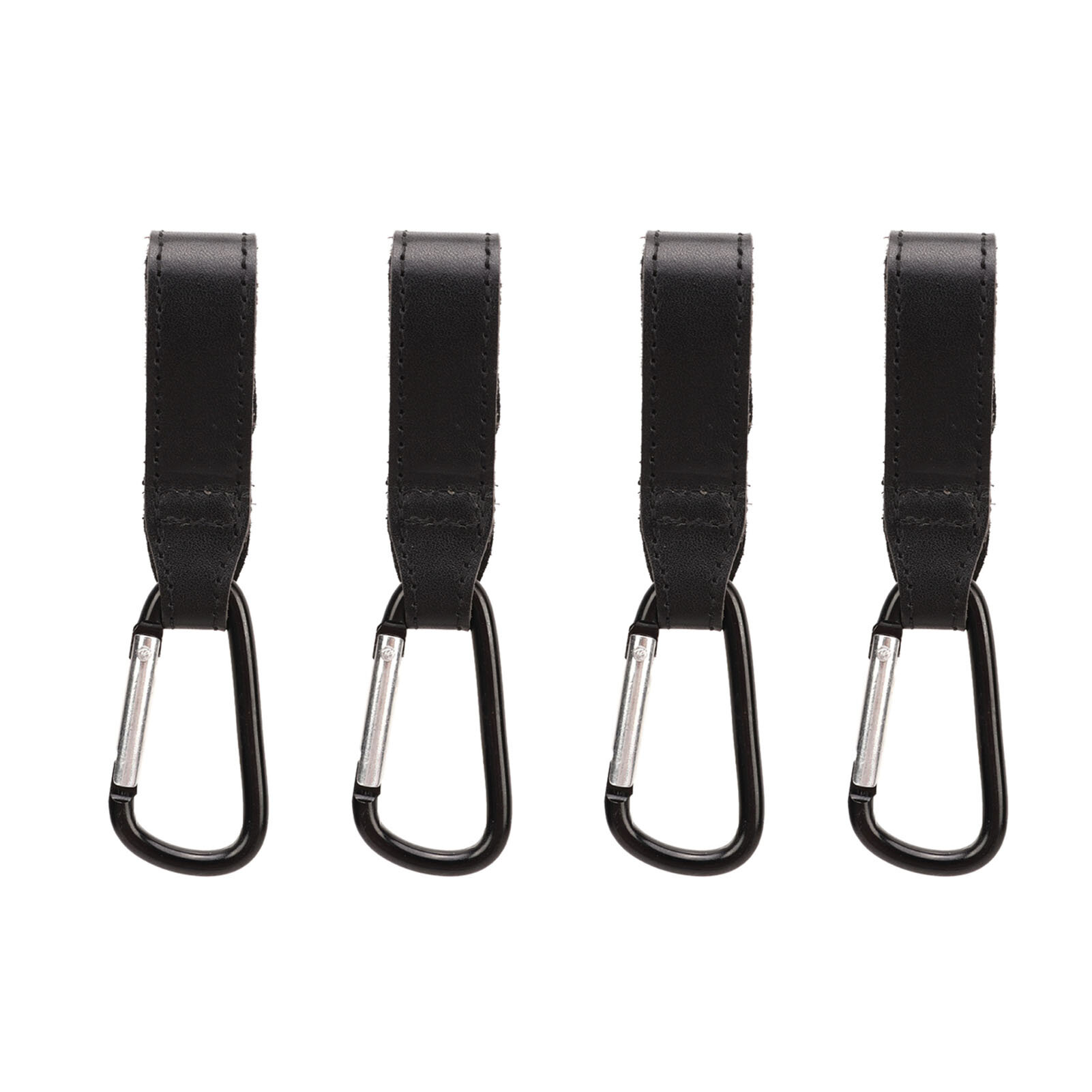 4 Шт Черных Крючка Для Коляски с Крючком и Петлей Подвесная Пряжка