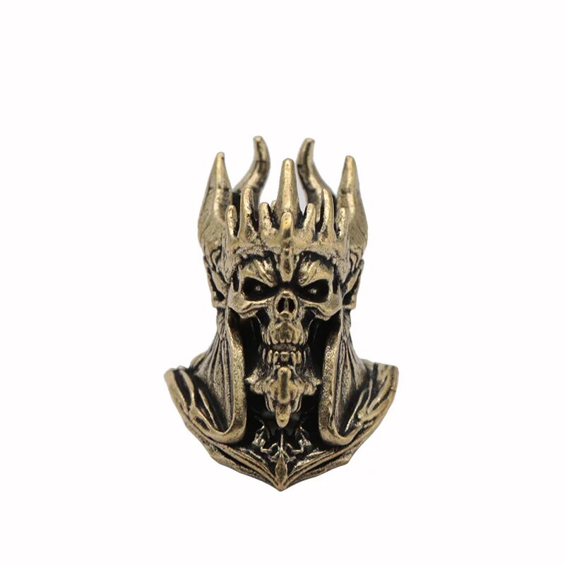 Бусина "Череп Короля демонов", латунь Retro Brass