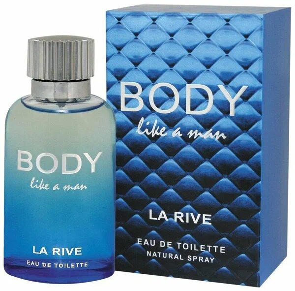 Туалетная вода La Rive Body Like a Man, древесная, фужерная, мужская, 90мл