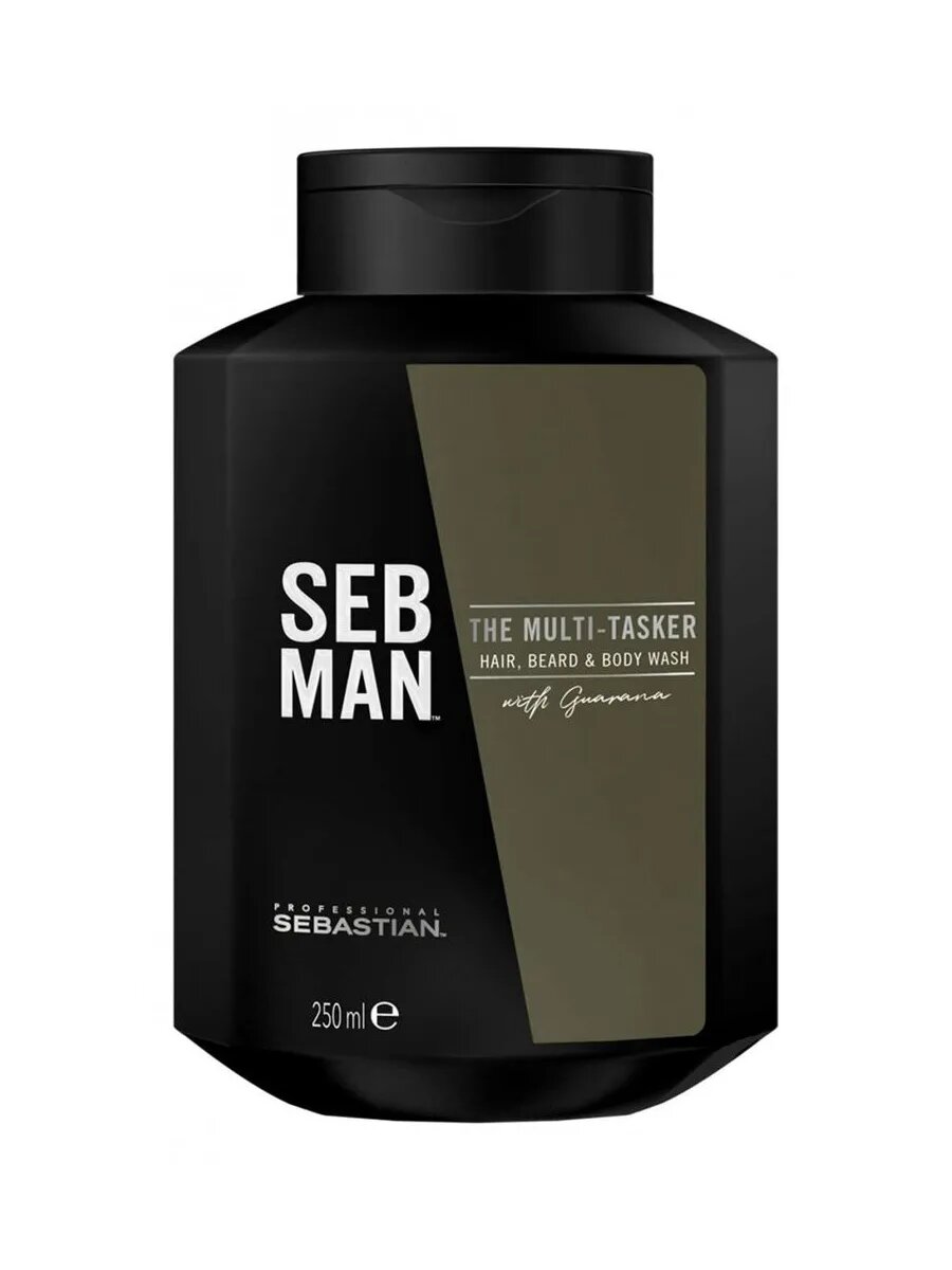 SEBASTIAN SEB MAN THE MULTITASKER 3 в 1 Шампунь для ухода за волосами, бородой и телом 250 МЛ