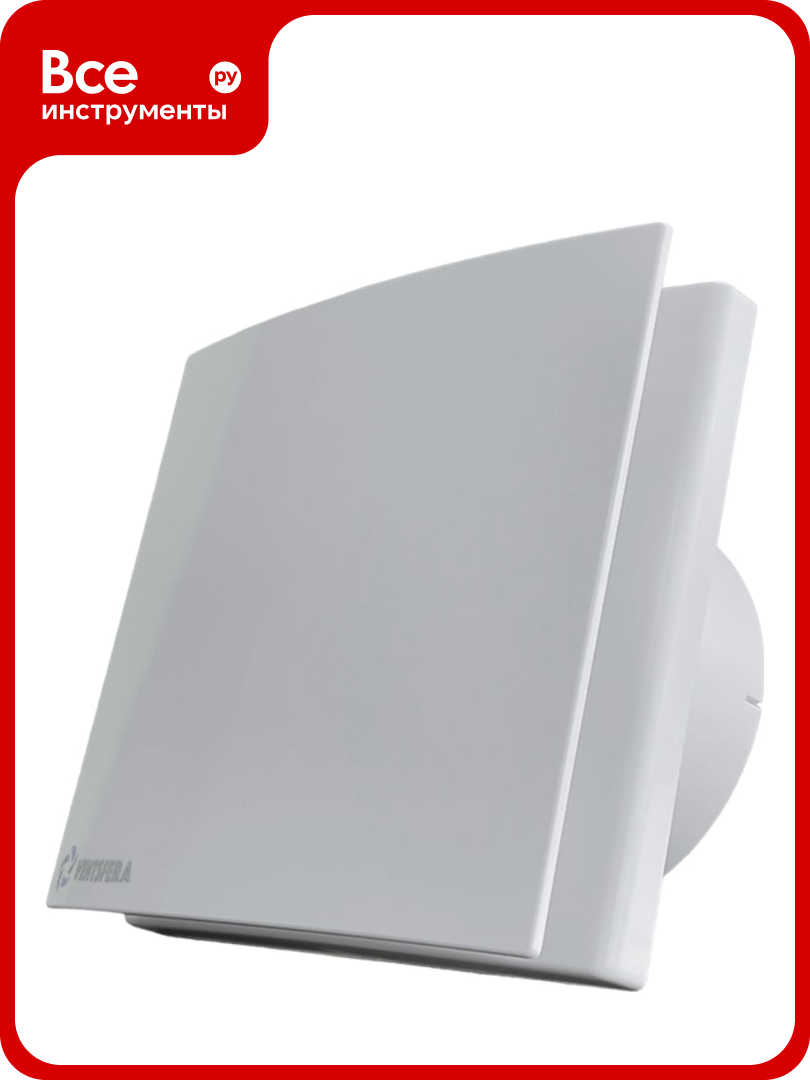 Вентилятор вытяжной c антимоскитной сеткой и обратным клапаном VENTSFERA 100 R, D 100 STYL6D100 R