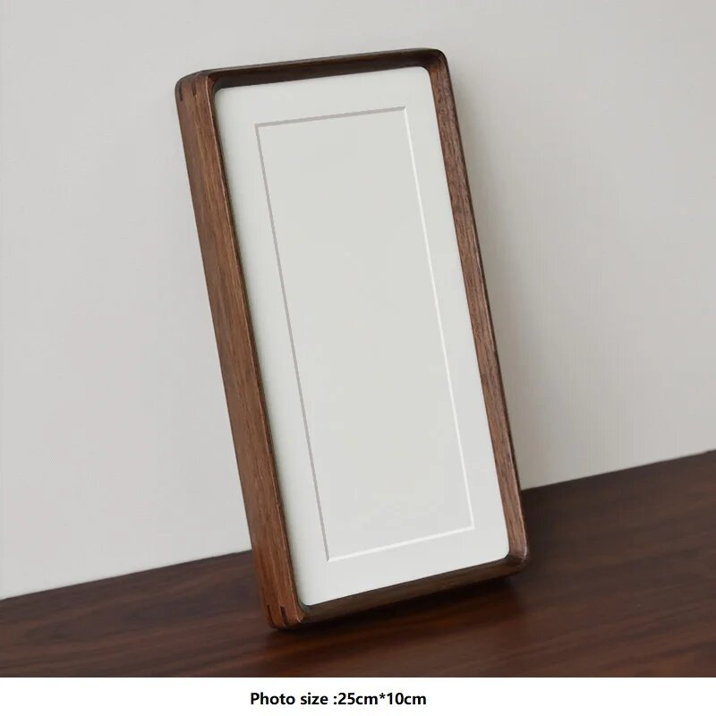 Деревянная фоторамка CHENGWEI, Walnut wood-1, 25x10 см