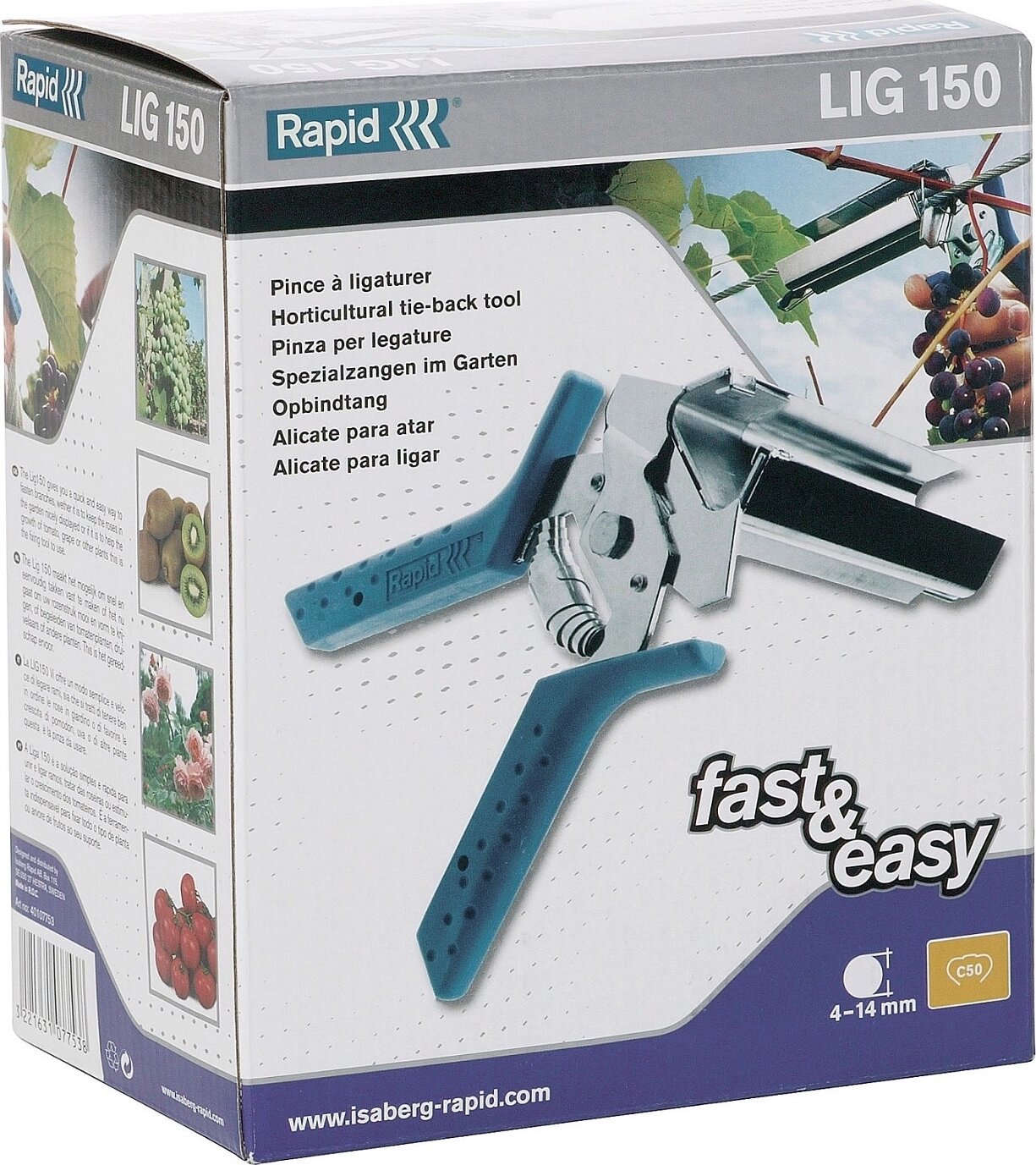 Профессиональный кольцевой плайер для травмобезопасного крепления растений Rapid 40107753