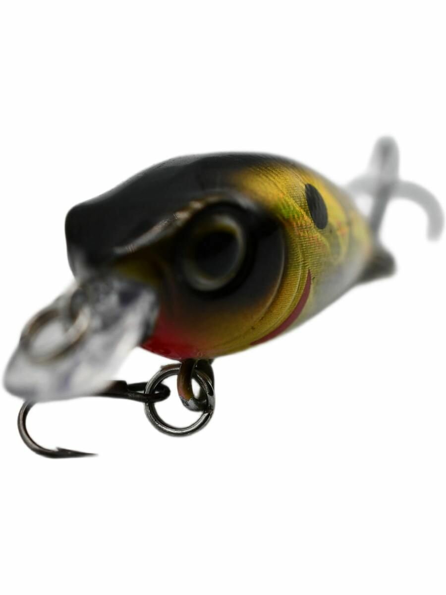 Воблер KOSADAKA Roger Mini 2.6г Плавающий Крэнк 32мм, 0.8-1м Для щуки, судака, окуня Phantom Collection