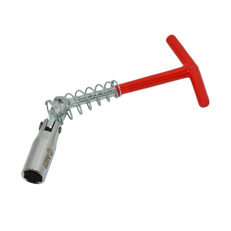 Свечной ключ на 16 мм с резинкой шарнирный 240 мм AIST-P 17031016-1-P Т-образный карданный