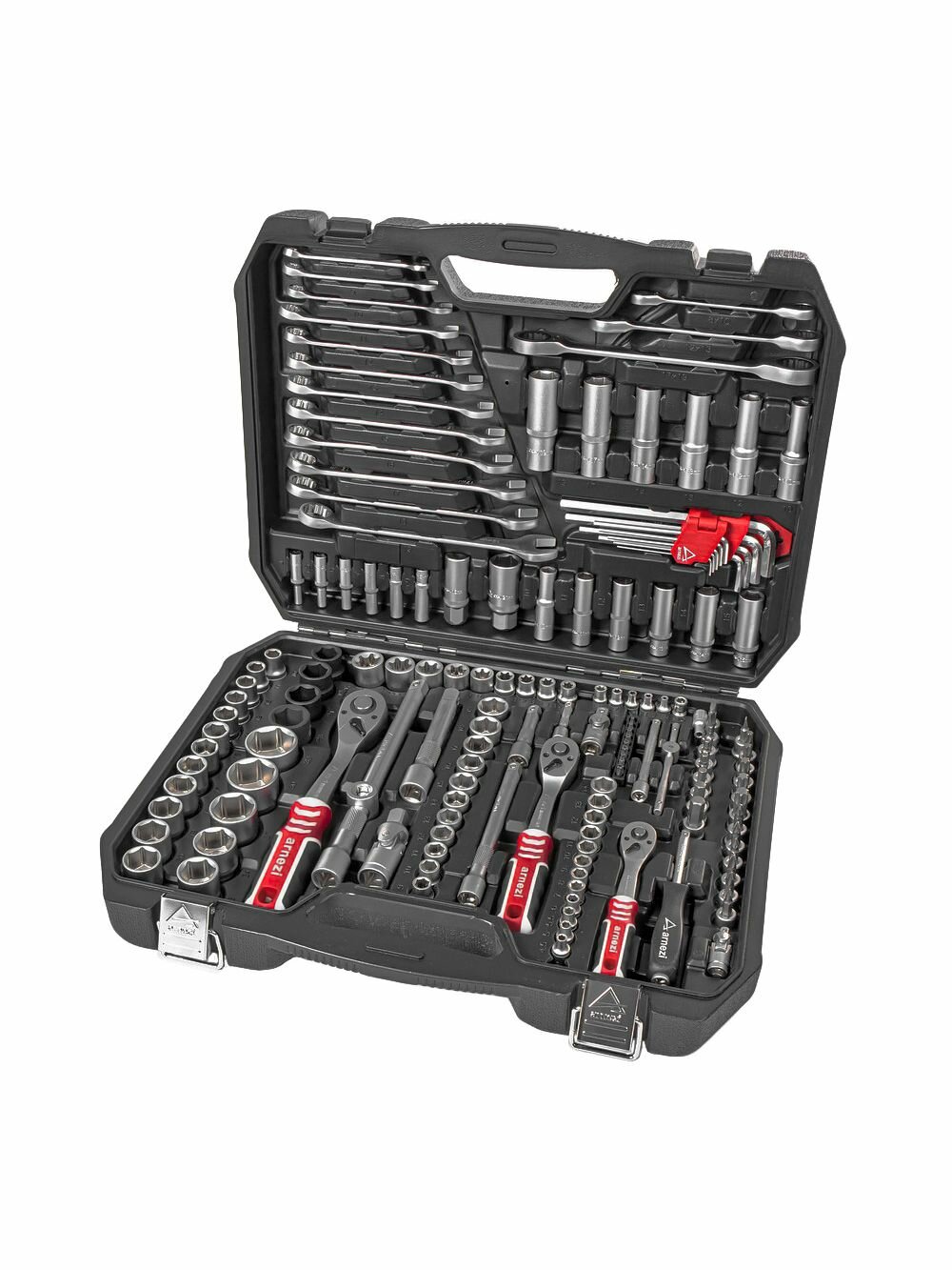 Набор инструментов ARNEZI R0900150, 150 предметов, в кейсе, композитный материал