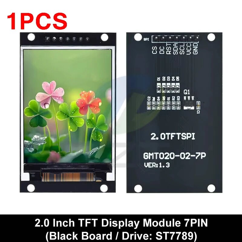 TZT 2 дюйма ЖК-дисплей ST7789V 320x240 1PCS 2.0 TFT 7PIN