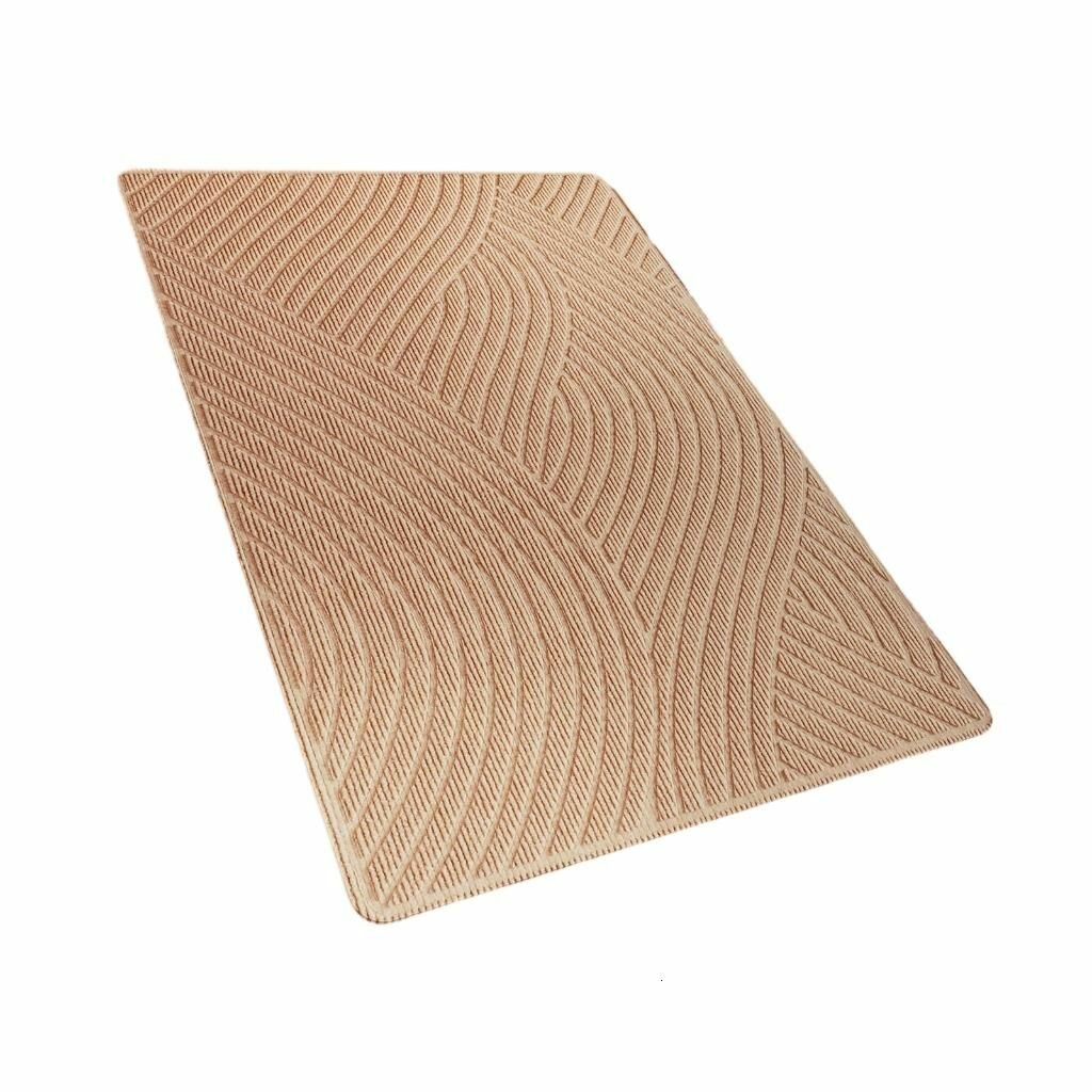 Нескользящий самоклеящийся ковер бытовой коврик для входной двери-бежевый верблюжий