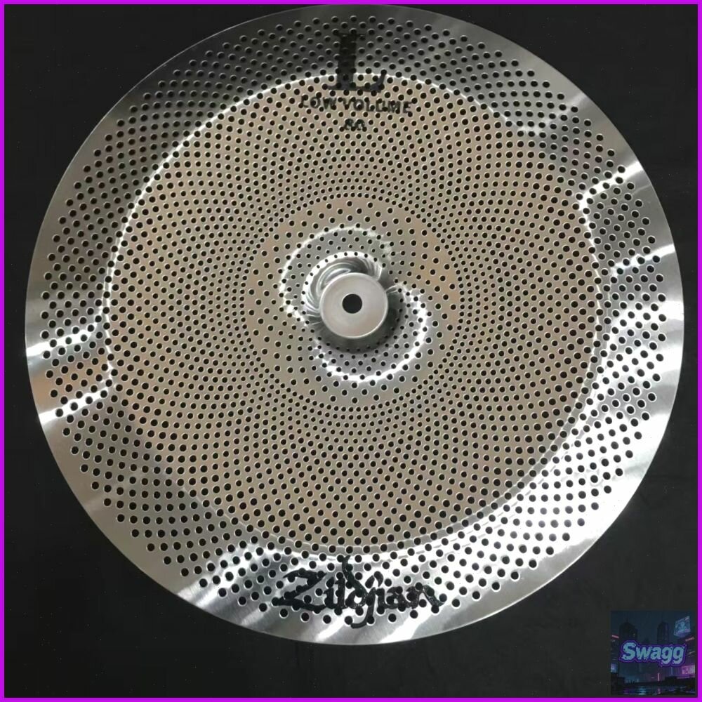 18-дюймовая китайская тренировочная тарелка для ударной установки антишумовая бронзовая держатель