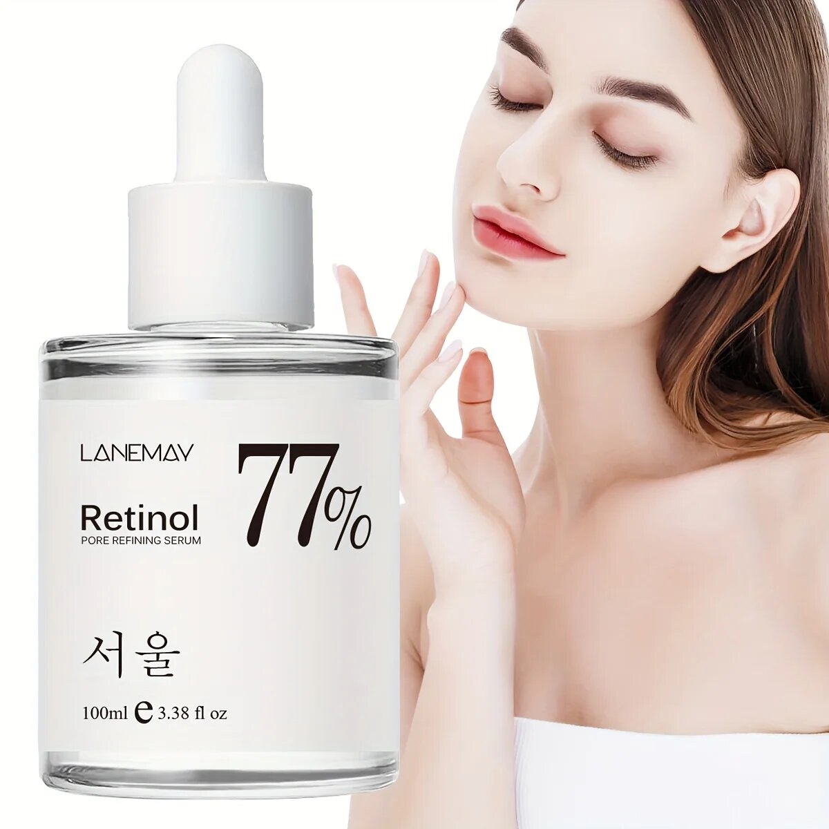 100 мл ретинол PORE REFINING SERUM 77% Power Repairing Essence Увлажняющая сыворотка для лица для тусклой поврежденной кожи