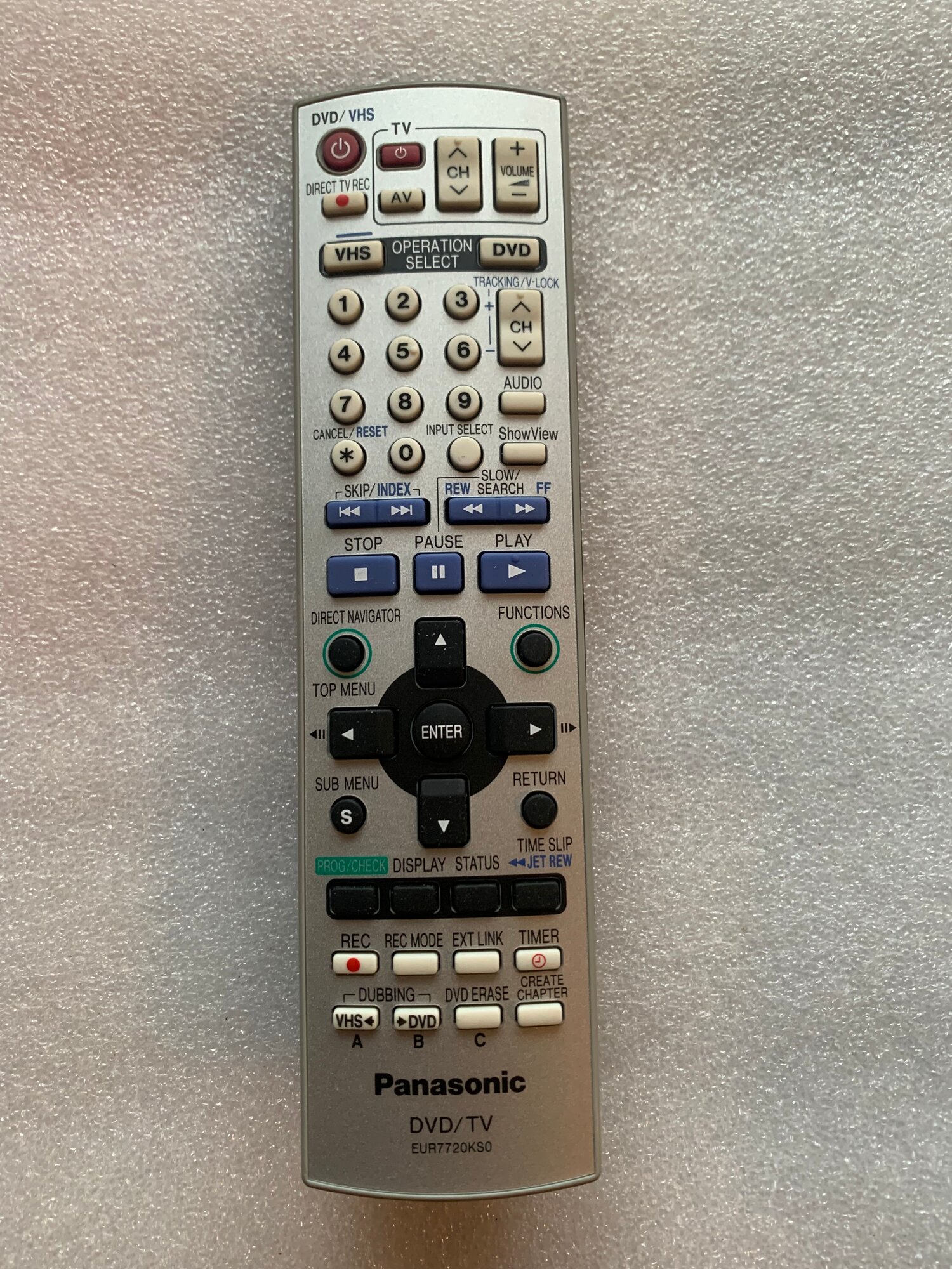 Panasonic EUR7720KS0 оригинальный пульт