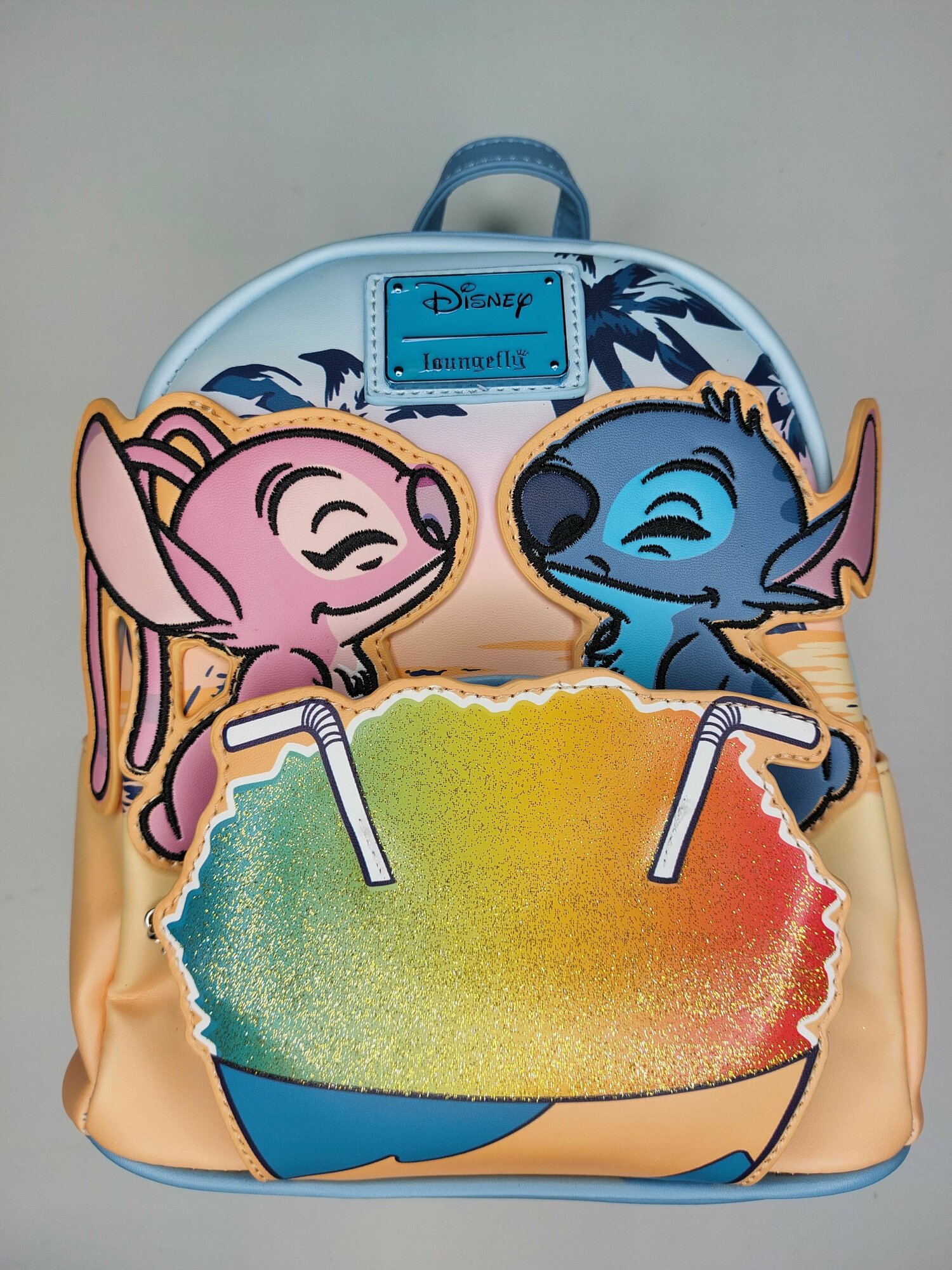 Сумка рюкзак Ангел и Стич Stitch and Angel Loungefly
