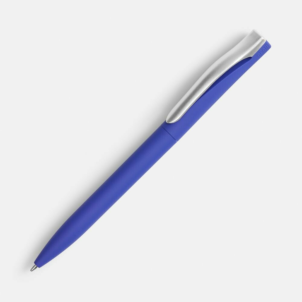 12 шт. Ручка шариковая Pin Soft Touch, синяя, Open