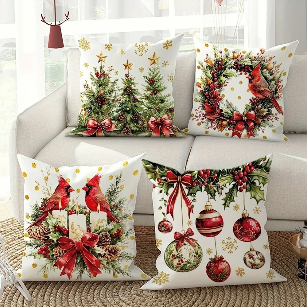 Наволочка декоративная 60x60 см, 4 шт.