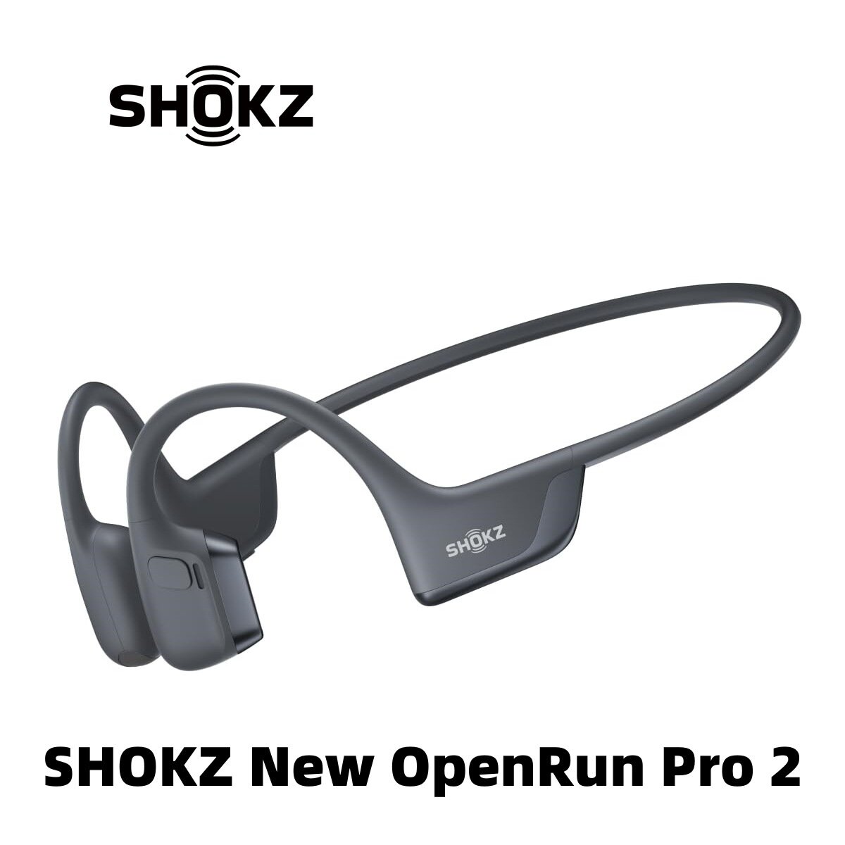 SHOKZ OpenRun Pro 2 S820 Костная проводимость беспроводные наушники для спорта и бега, темно-серый