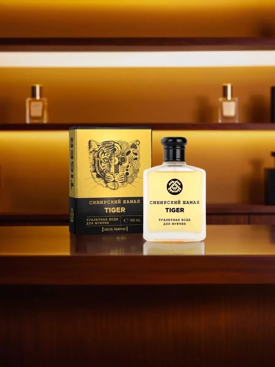 Delta parfum (Vinci). Туалетная вода мужская "Сибирский Шаман Tiger", 100мл.