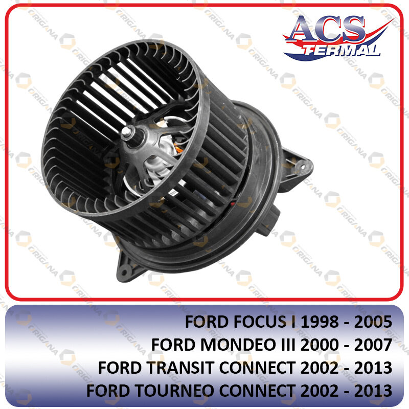 Вентилятор отопителя - мотор печки FORD FOCUS I 1998-2005, FORD MONDEO III 2000-2007, FORD TOURNEO CONNECT 2002-2013, FORD TRANSIT CONNECT 2002-13