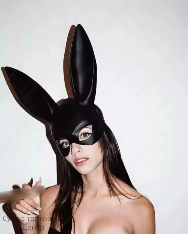 Карнавальная маска ушки зайца кролика 18+