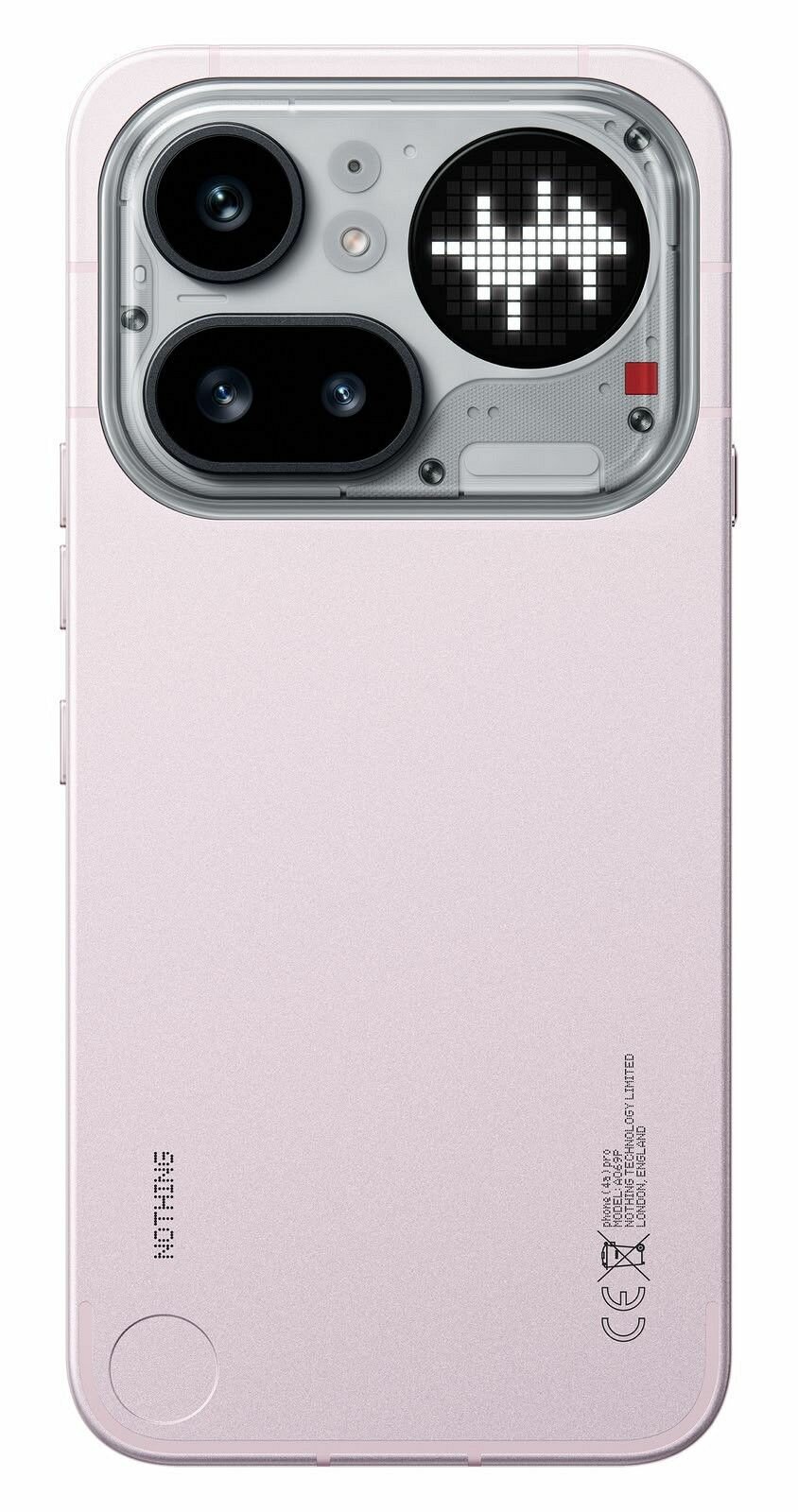 Смартфон Nothing Phone (4a) Pro, 12/256 Гб, цвет Pink (Розовый)