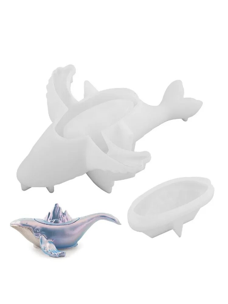 Силиконовый молд для эпоксидной смолы, форма для гипса, с крышкой