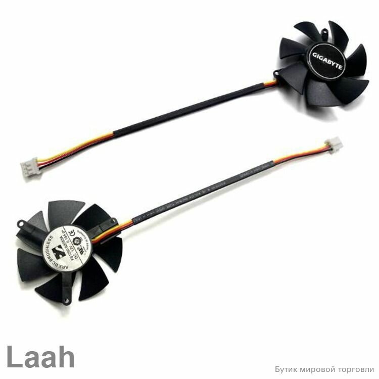 Кулер для Gigabyte GTX 1050 Ti / 1050 / 1030 Замена кулера видеокарты
