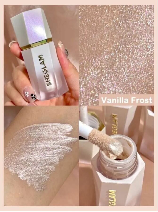 Жидкий хайлайтер - Sheglam Bloom Liquid Highlighter VANILLA FROST, 5.2 мл.