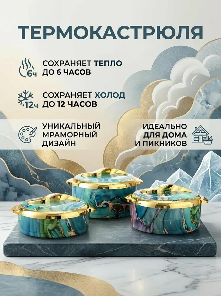 Термокастрюля 1,5 л, 2 л л.
