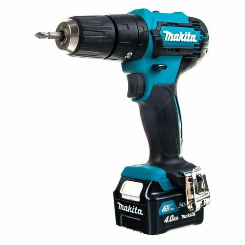 Ударная дрель-шуруповерт Makita HP333DWME, 4Ач, с двумя аккумуляторами