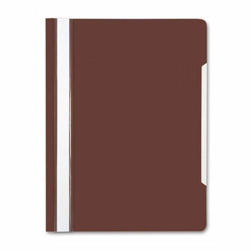 Папка-скоросшиватель Бюрократ -PS20BROWN, A4, пластик, коричневый