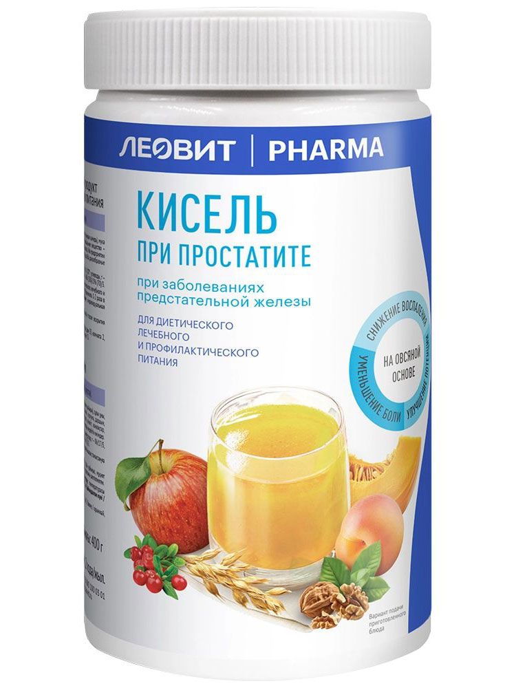 Леовит PHARMA Кисель При простатите. Банка 400 г.
