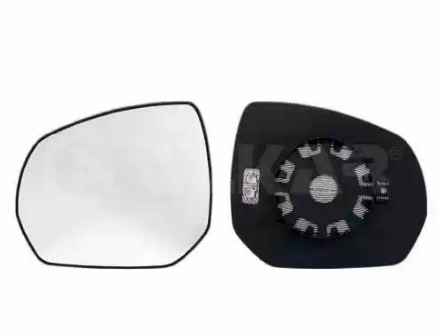 ALKAR 6402858 стекло зеркала правое! с кроншт. выпукл. с подогр.\ Citroen C3 Picasso 09>/C4 Picasso 07>